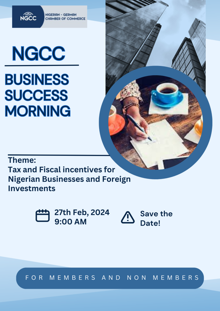 New Horizons: Tax & Fiscal Incentives Summit 2024 for Nigerian Businesses and Investors - NGCC